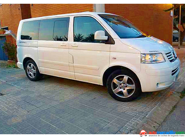 Volkswagen MULTIVAN T5 UNITED 2.5 174 CV 2.5 2008 - Barccelona ...